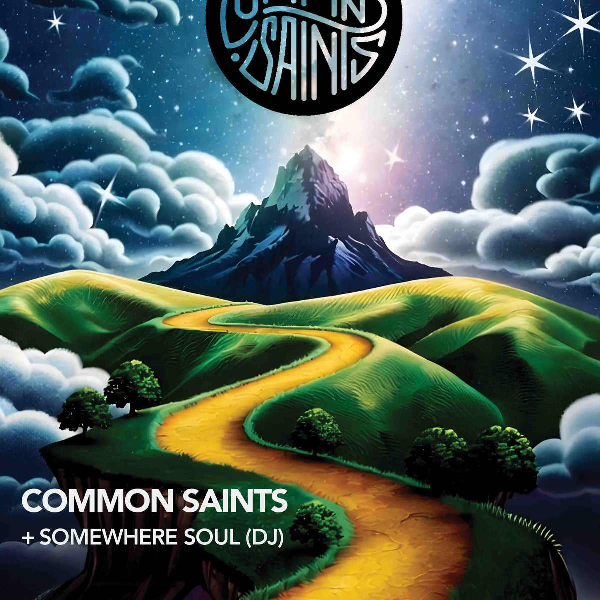 Omeara A3 Show poster – Common Saints